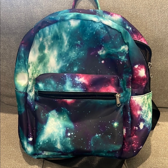 Bags | Galaxy Print Backpack | Poshmark
